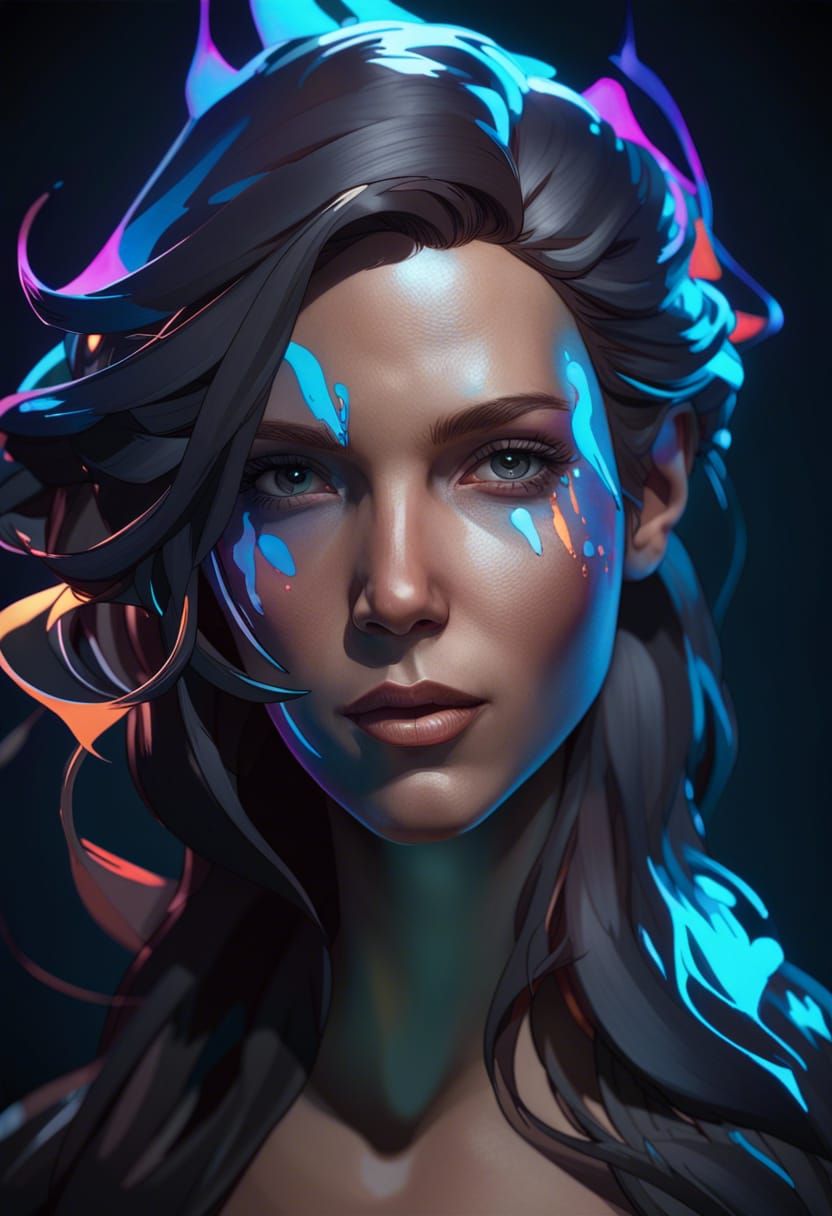 Arcane Style | Portrait | - AI Generated Artwork - NightCafe Creator