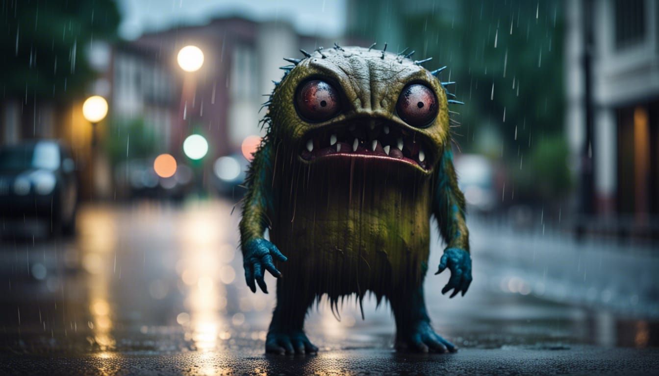 Mega scary monster - AI Generated Artwork - NightCafe Creator