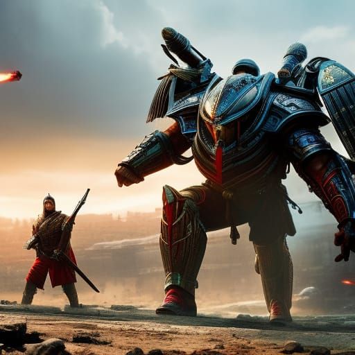 Fierce Battle war scene of the Korea Goryeo Dynasty - AI Generated ...