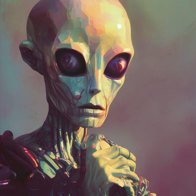 Alien - AI Generated Artwork - NightCafe Creator