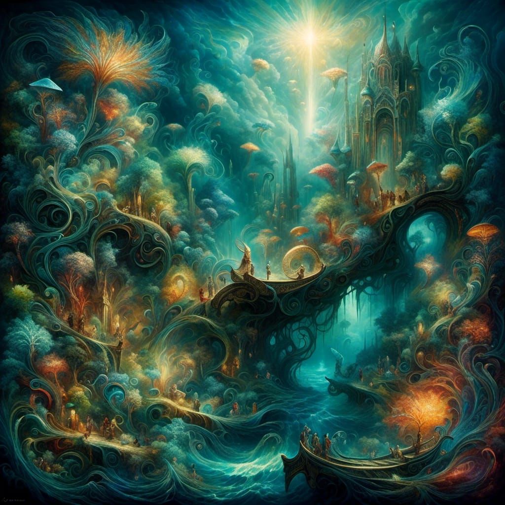 Dreamscape - AI Generated Artwork - NightCafe Creator