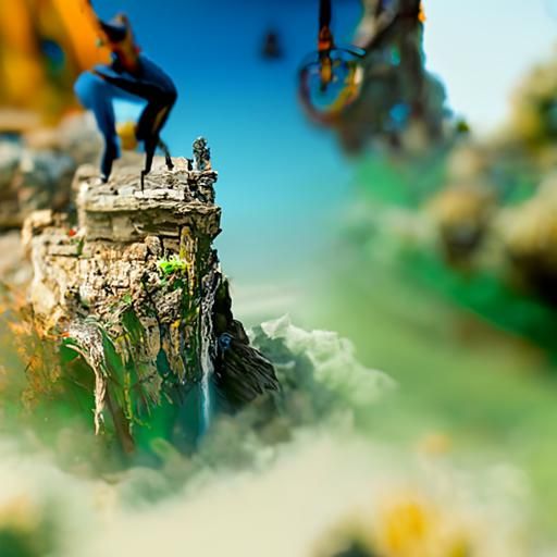 create image of a human jumping - AI Generated Artwork - NightCafe Creator