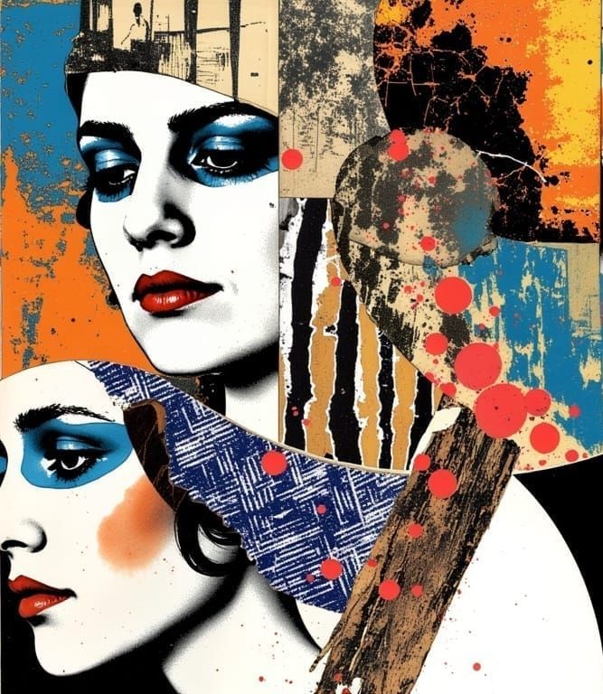 Bohemian Masks in Cinematic German Expressionism S... - AI Art