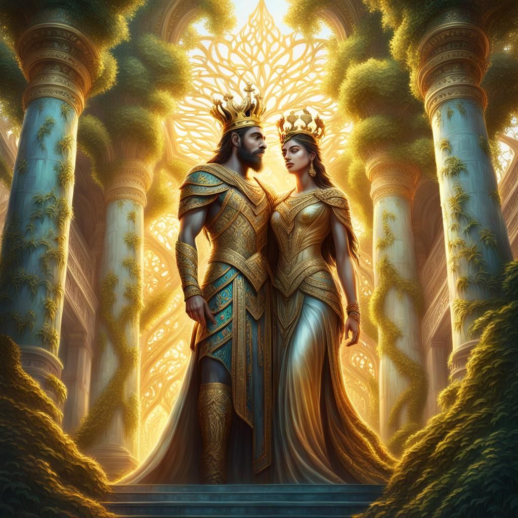 Regal Couple. - AI Generated Artwork - NightCafe Creator