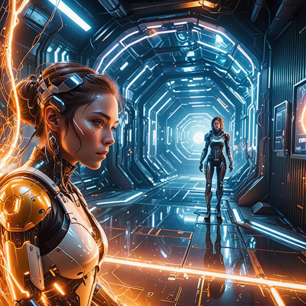 Cyborg Scientists Enter Futuristic Krell Lab in Ep... - AI Art