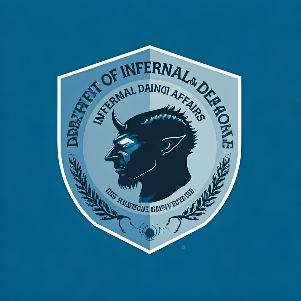 Modern Government Emblem for Demonic Affairs Depar... - AI Art