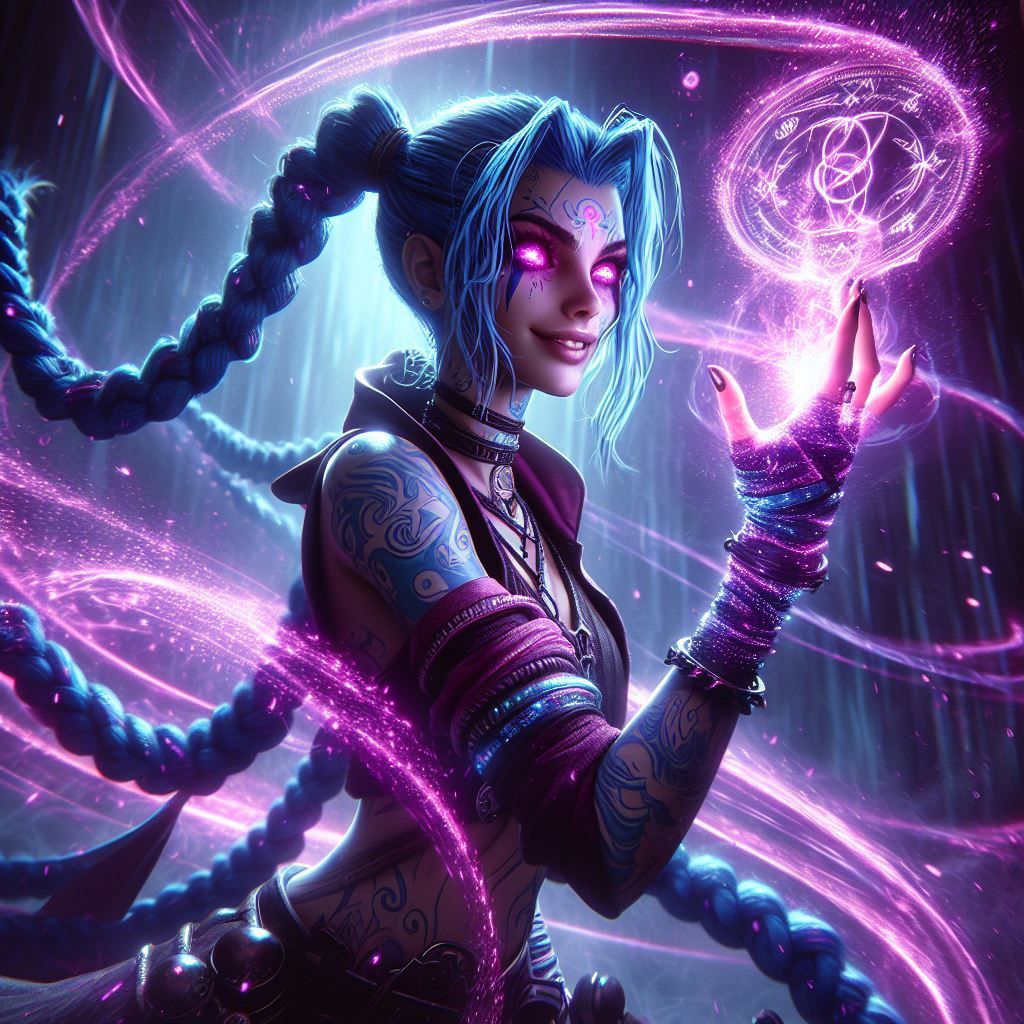 Magitech Jinx on Shimmer - AI Generated Artwork - NightCafe Creator