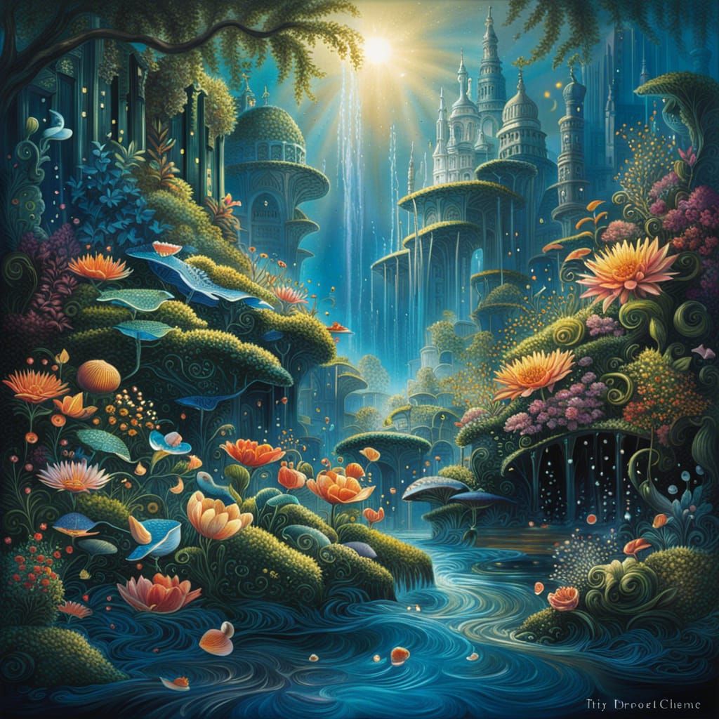 Fantasy World - AI Generated Artwork - NightCafe Creator