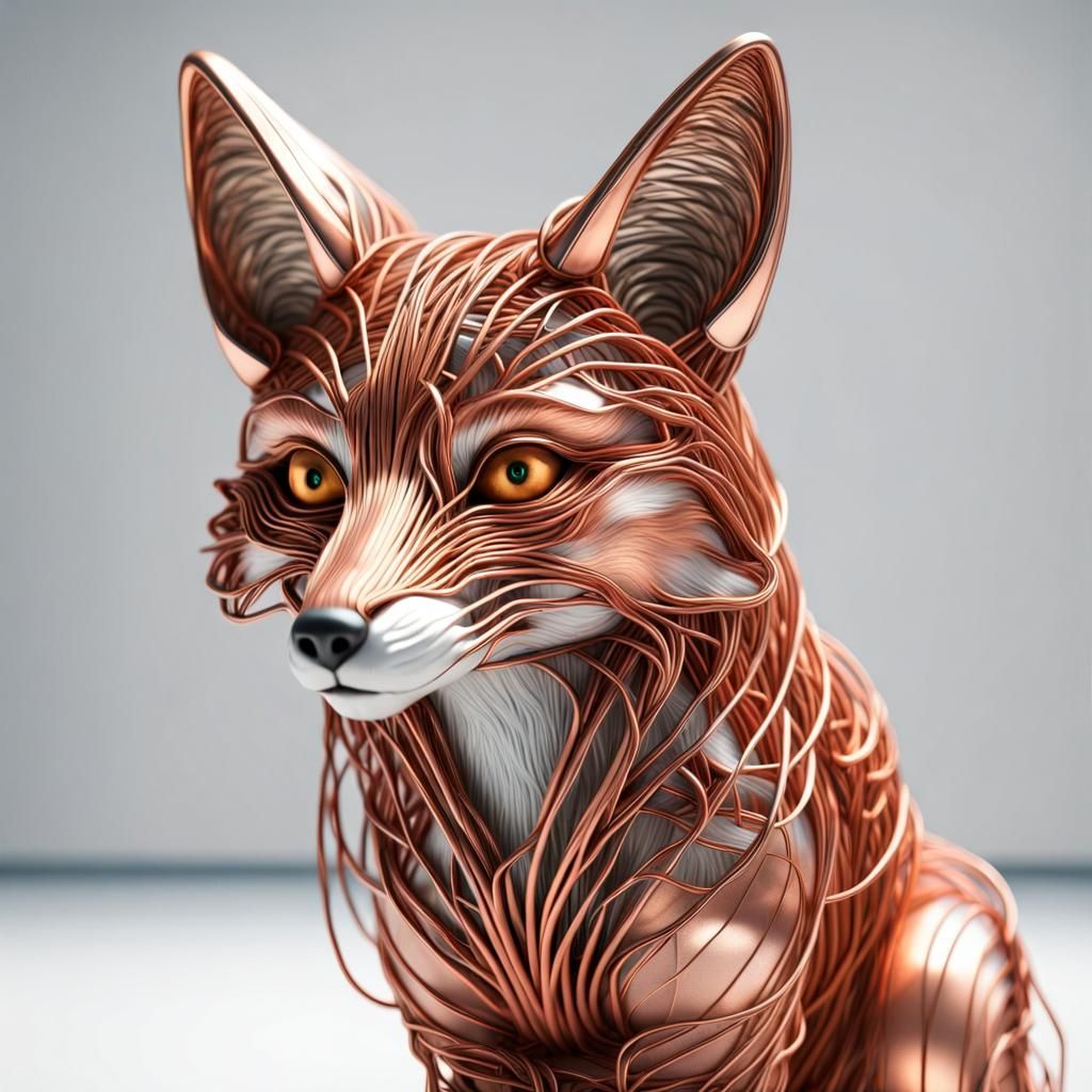 Un zorro muy simpático - AI Generated Artwork - NightCafe Creator
