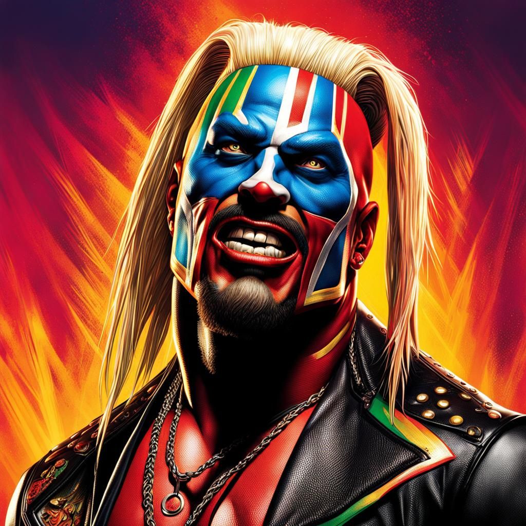 The Fiend wwe - AI Generated Artwork - NightCafe Creator