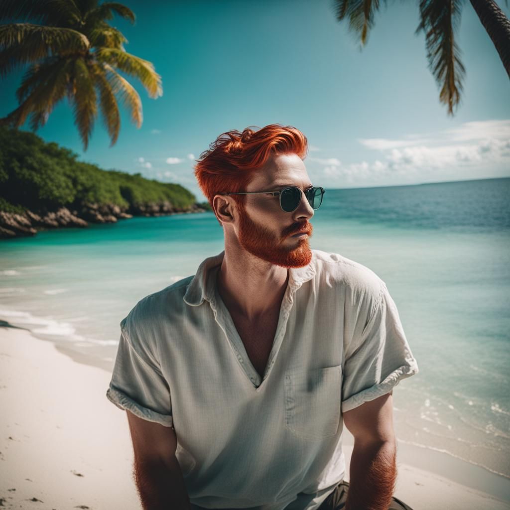 Ginger Beach - AI Generated Artwork - NightCafe Creator