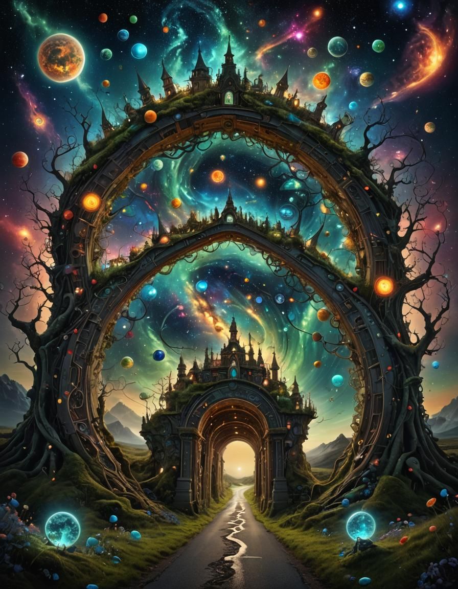 the mother of all portals - AI Generated Artwork - NightCafe Creator