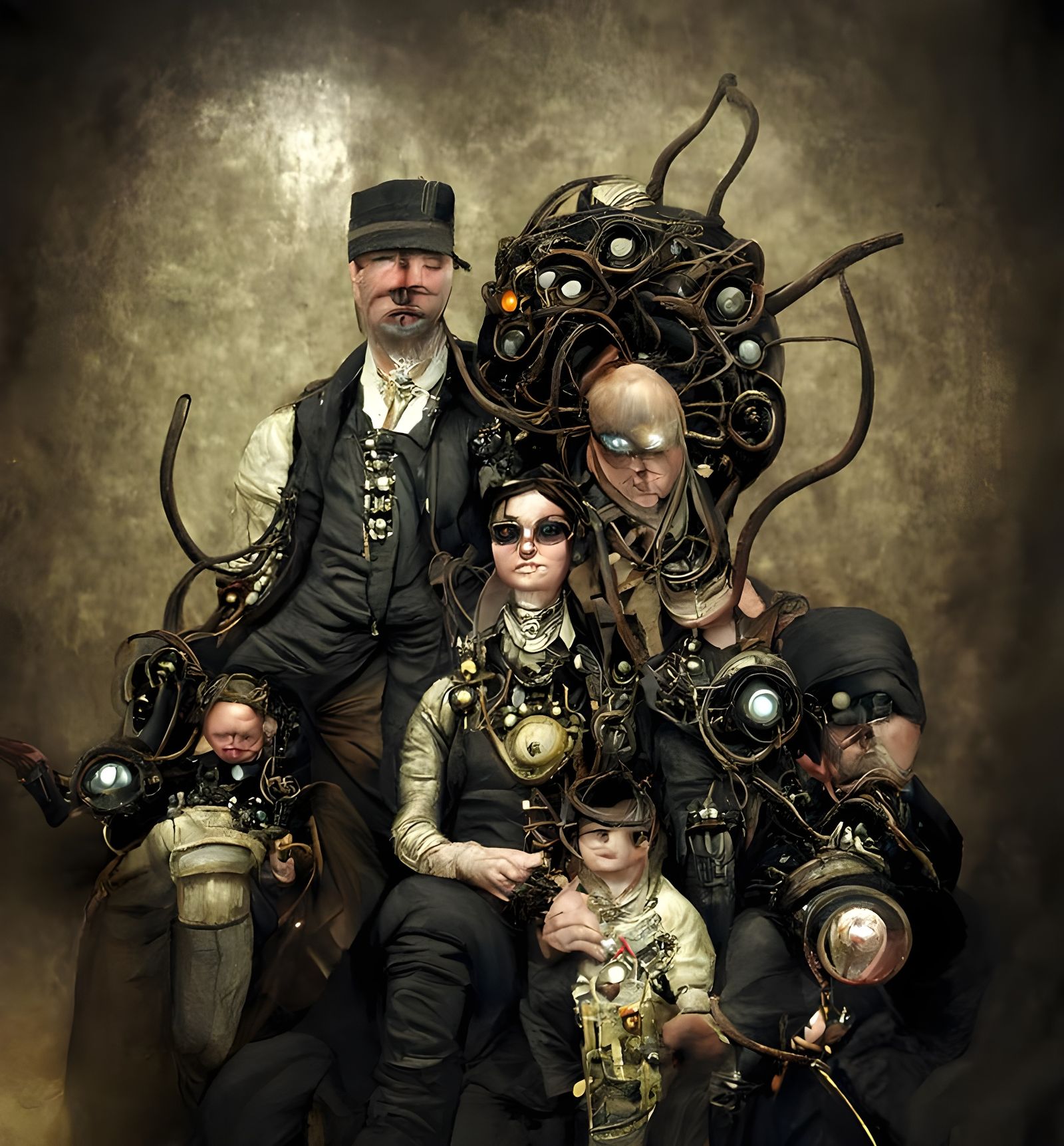 "Eldritch Steampunk Family" by Peter Gric, HR Giger, Dan Witz, Todd ...