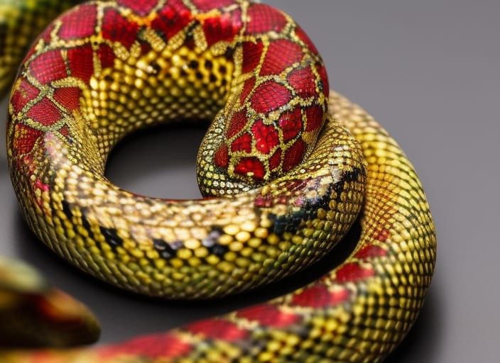 🐍🐍🐍 Insanely detailed and intricated Gold emerald and sapphire Snake ...