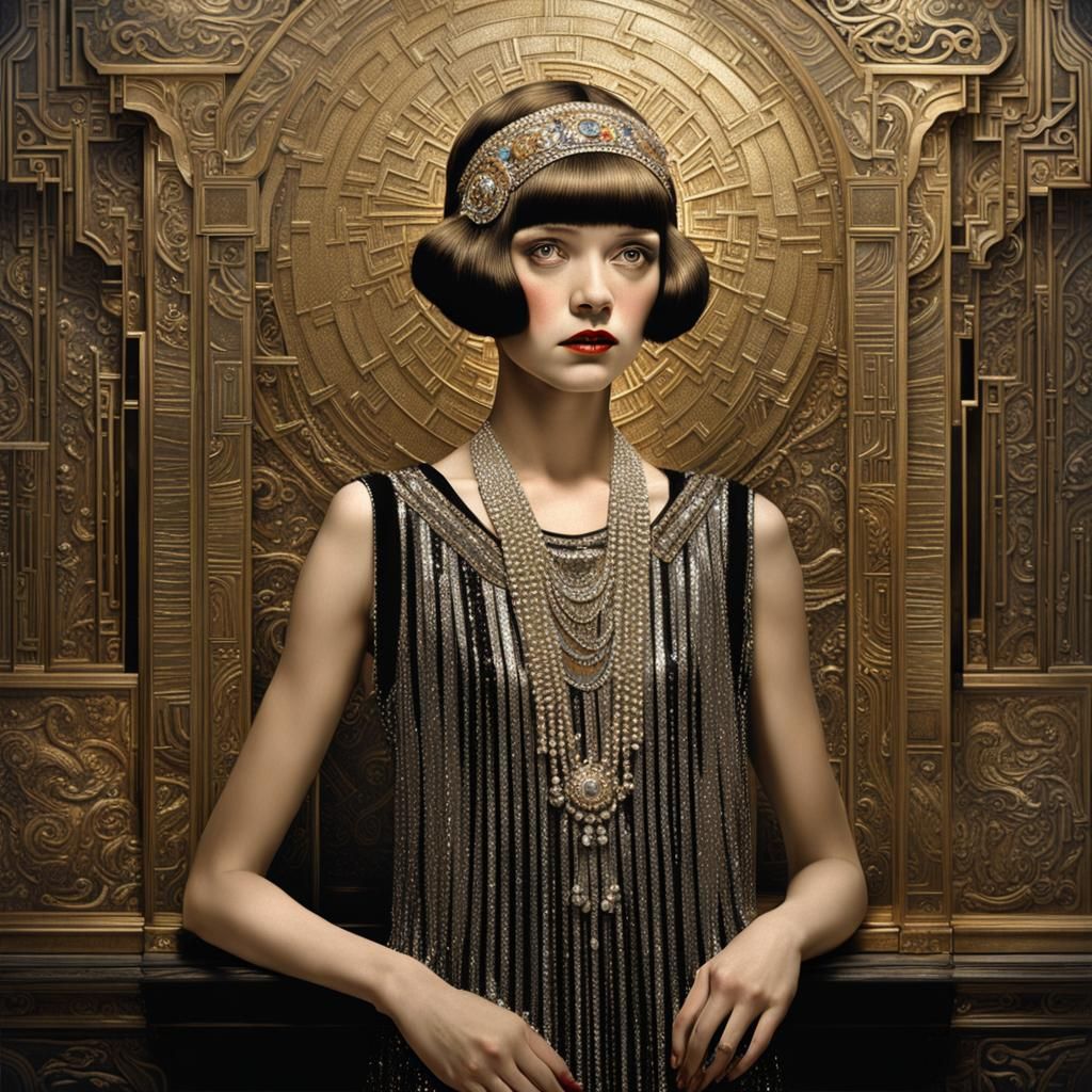 1920s flapper - AI Generated Artwork - NightCafe Creator