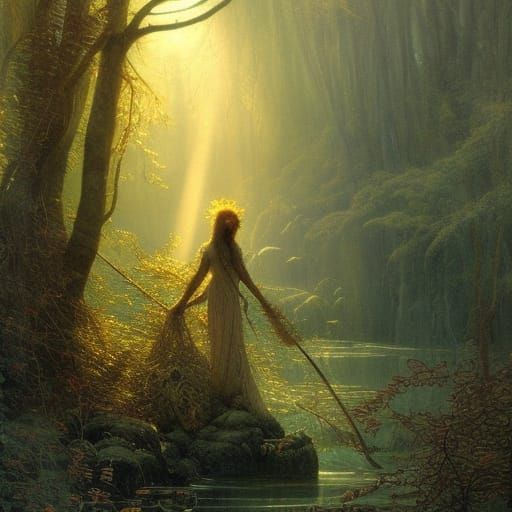 River Goddess - AI Generated Artwork - NightCafe Creator