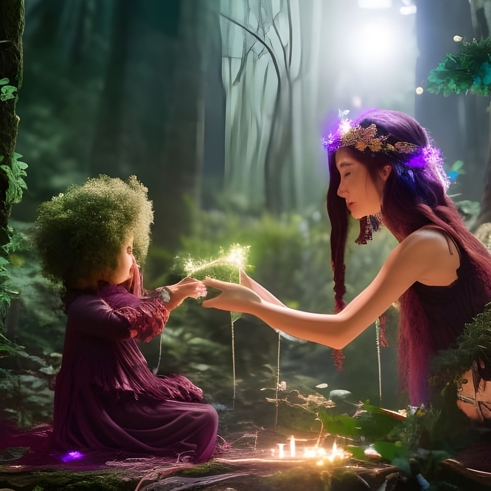 Generational Wisdom - AI Generated Artwork - NightCafe Creator