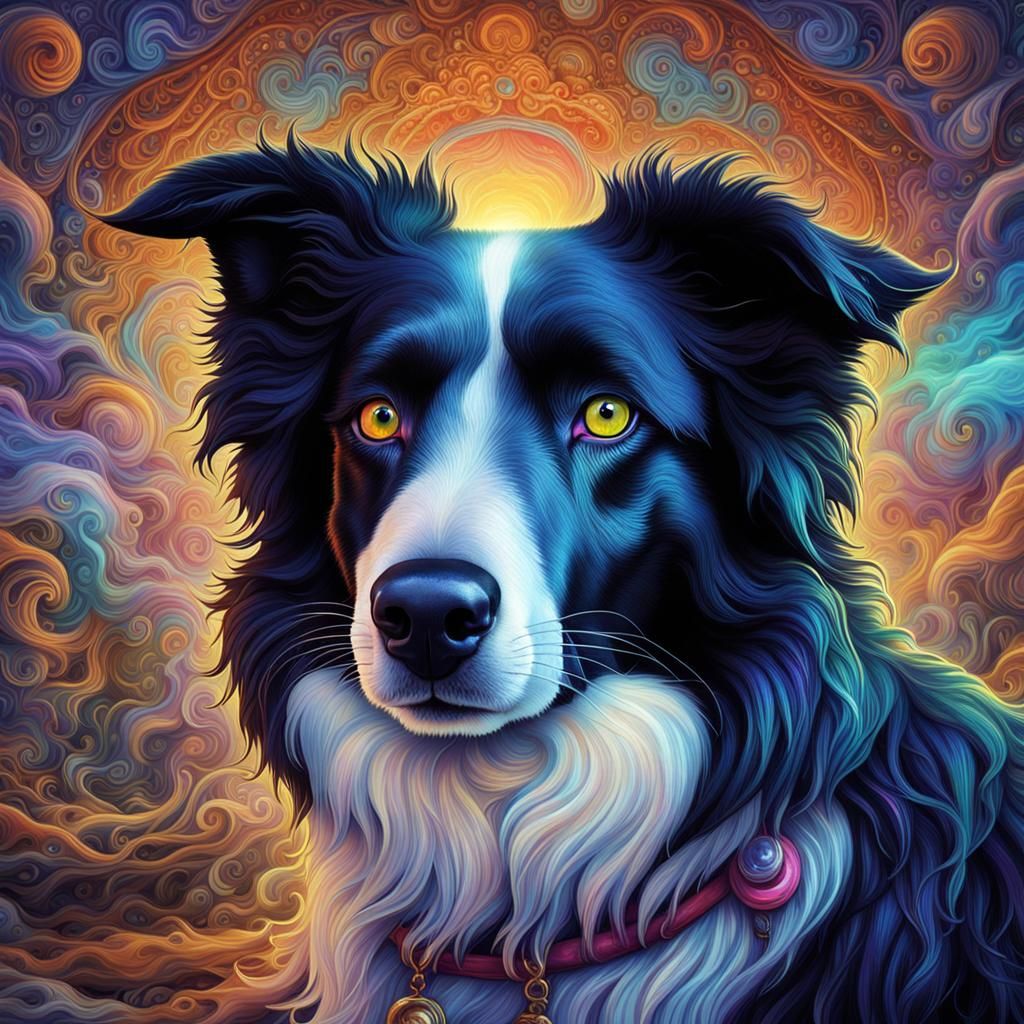 MEET BONNIE MY BORDER COLLIE 3024 Pt. 4 - AI Generated Artwork - NightCafe Creator