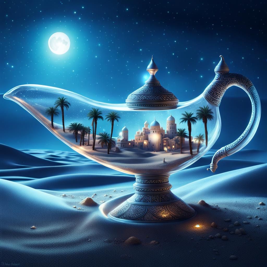 Genie Lamp Ai Generated Artwork Nightcafe Creator