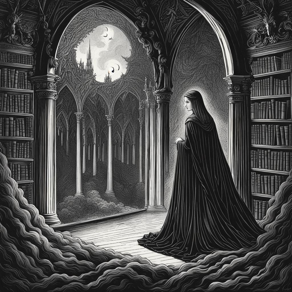 For the rare and radiant maiden whom the angels name Lenore, Nameless ...