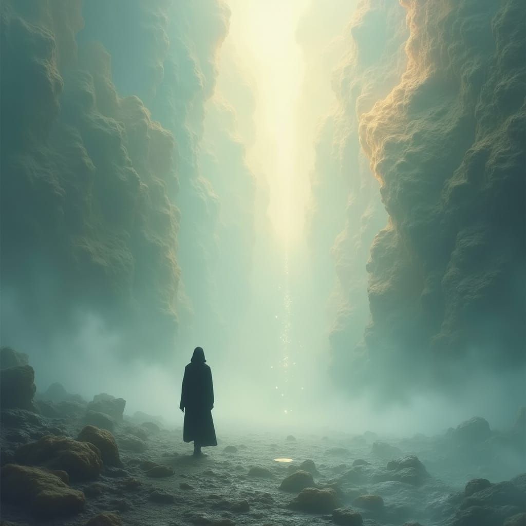 Ethereal Traveler Discovers Shifting Dimensions in... - AI Art