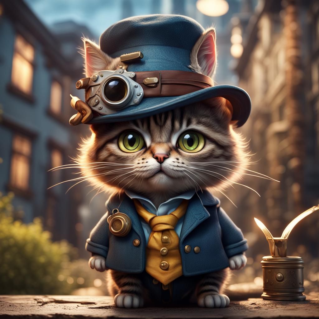 little detective - AI Generated Artwork - NightCafe Creator