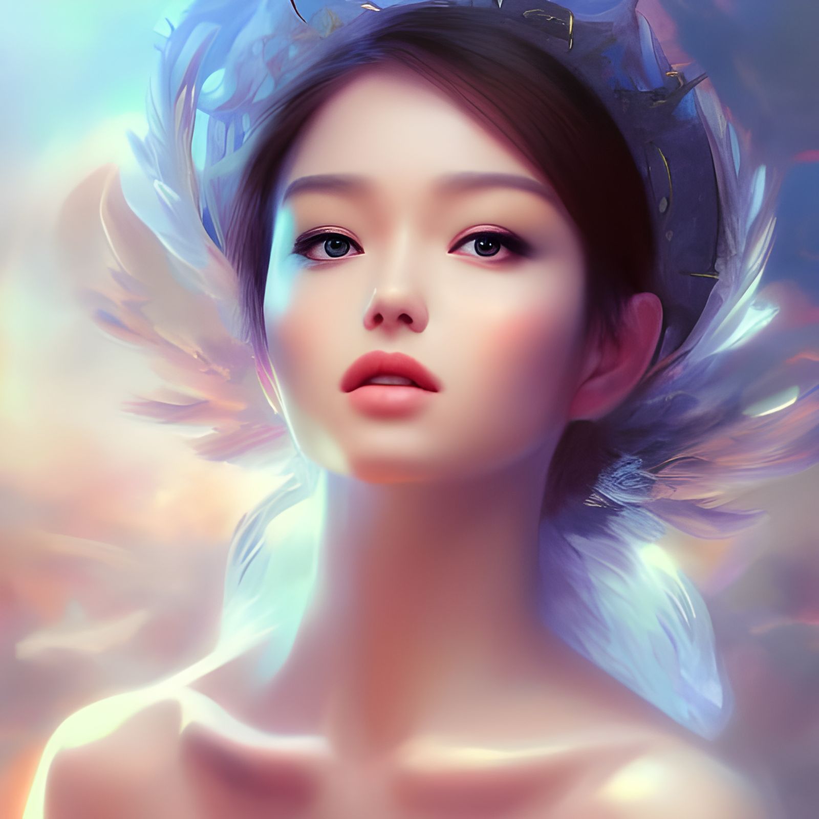 "Heaven's Beautiful Goddess" done as 512-bit art" done by Kunrong Yap ...