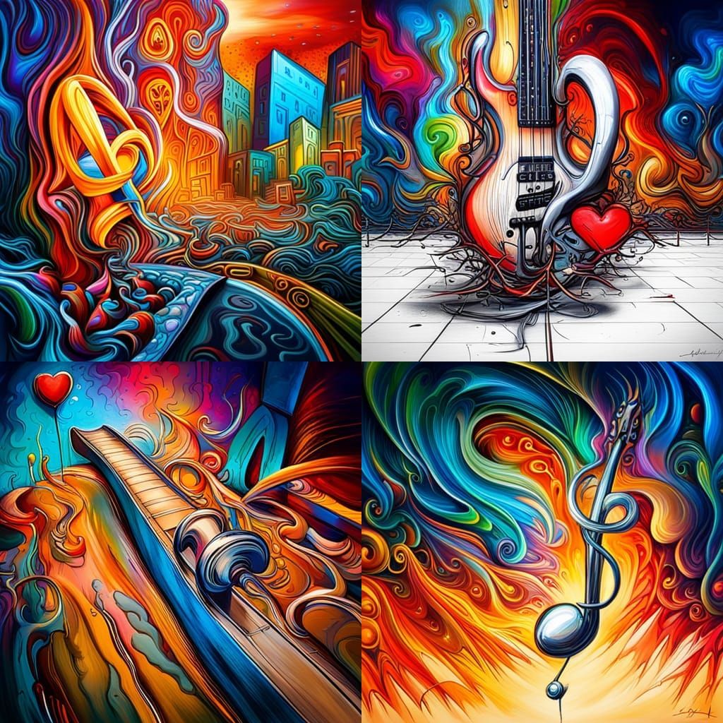 Show a picture of music note describing the Dynamics, Form, Harmony ...