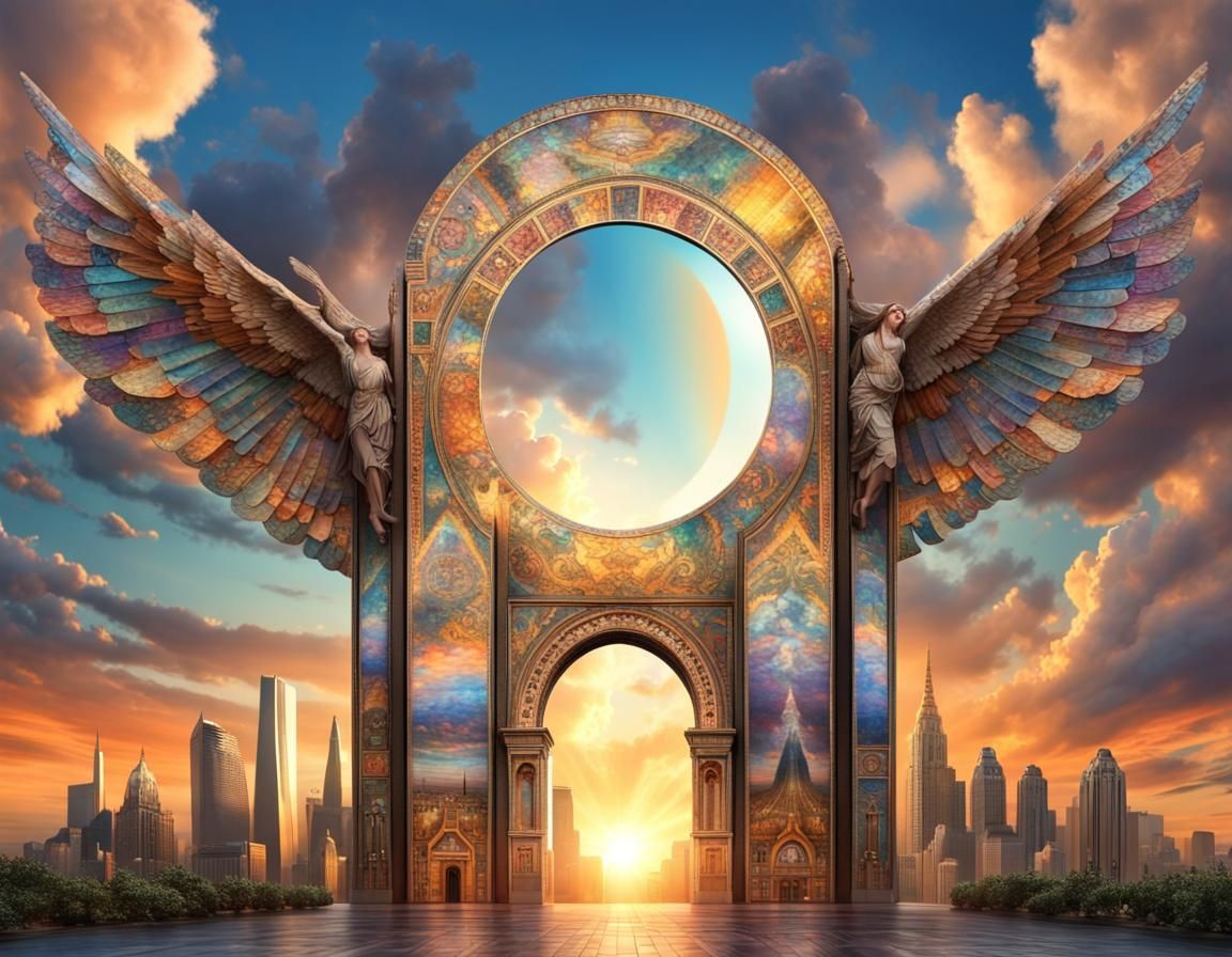 Heaven Gates - AI Generated Artwork - NightCafe Creator