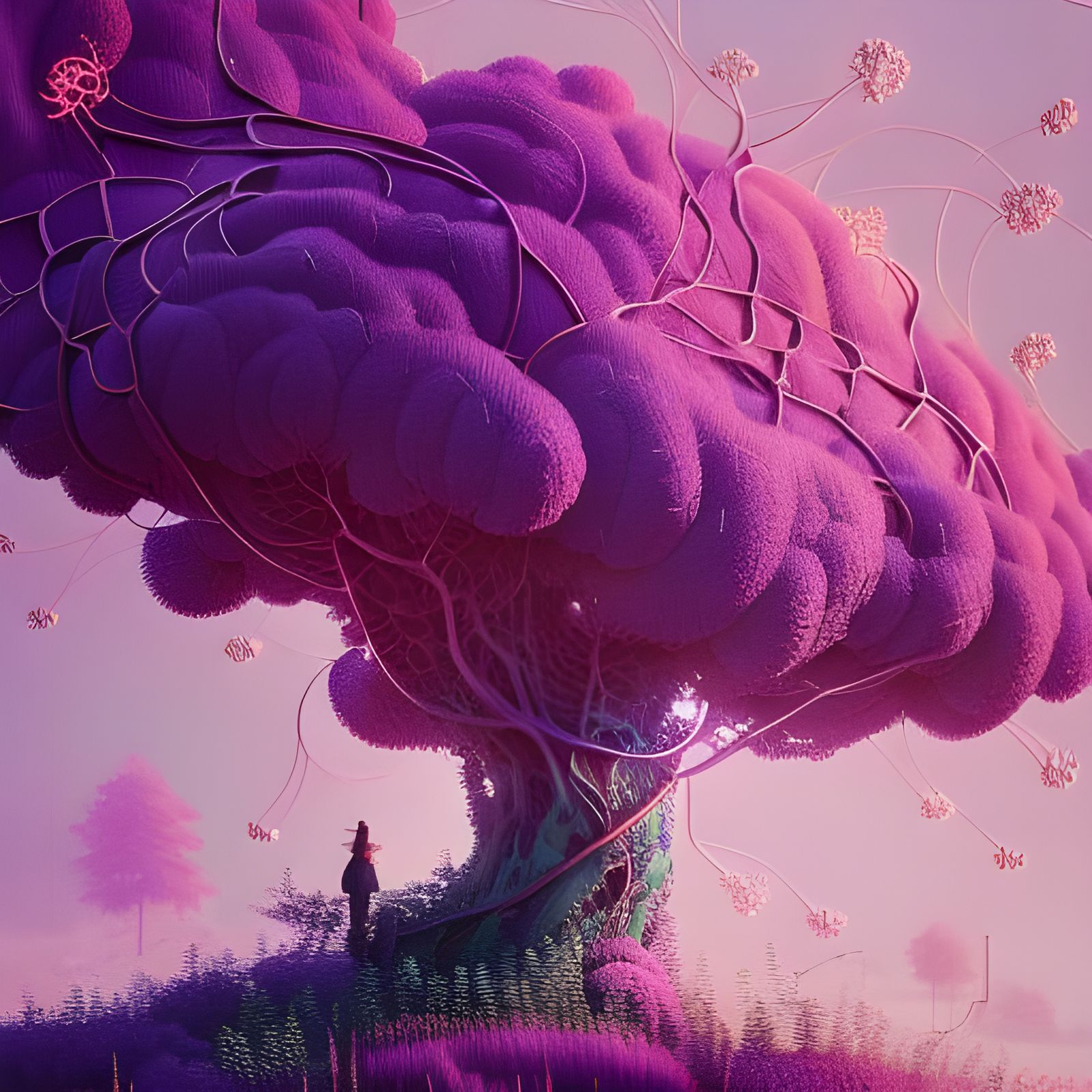 Synapse tree - AI Generated Artwork - NightCafe Creator