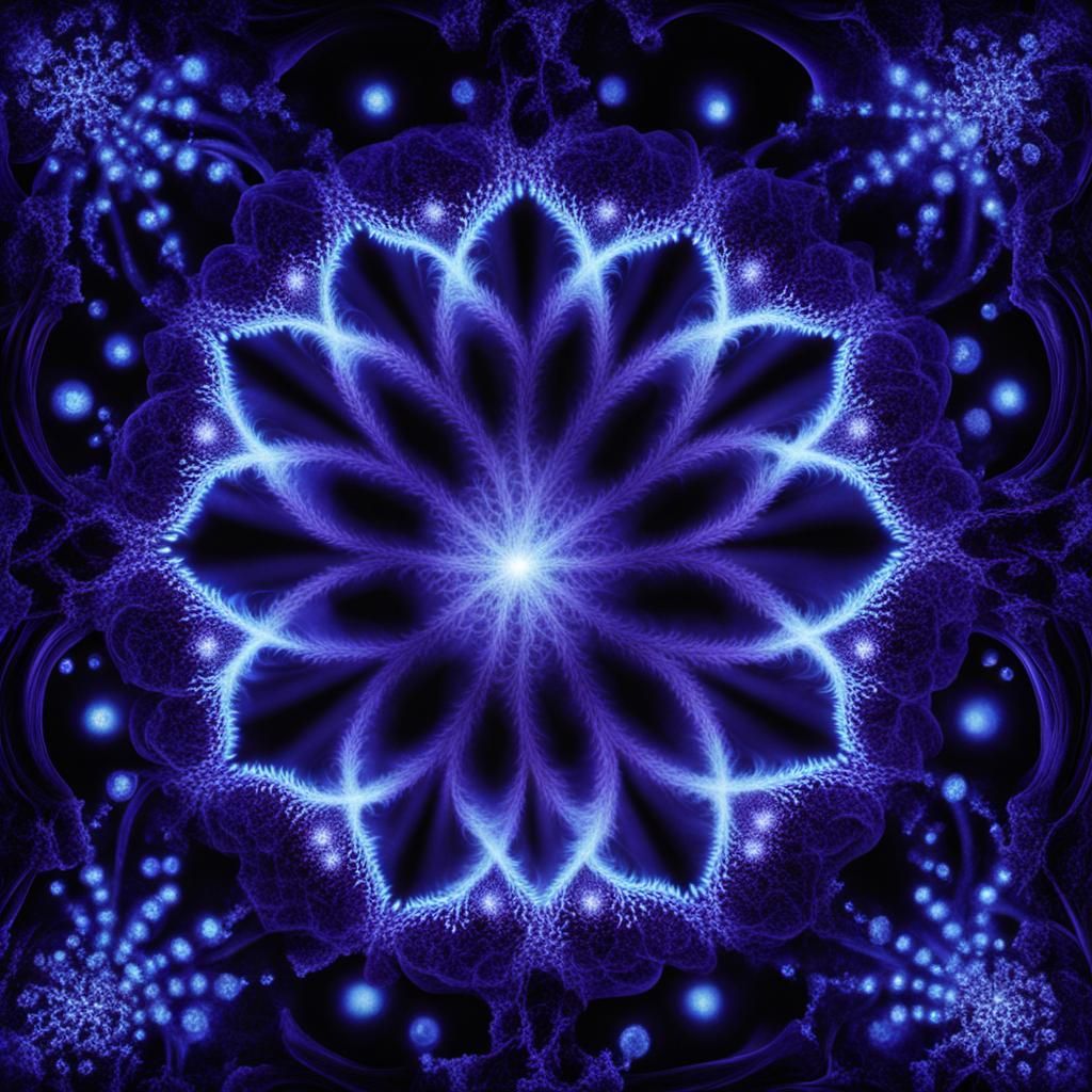 Purple Flower Power Frequencies - AI Generated Artwork - NightCafe Creator