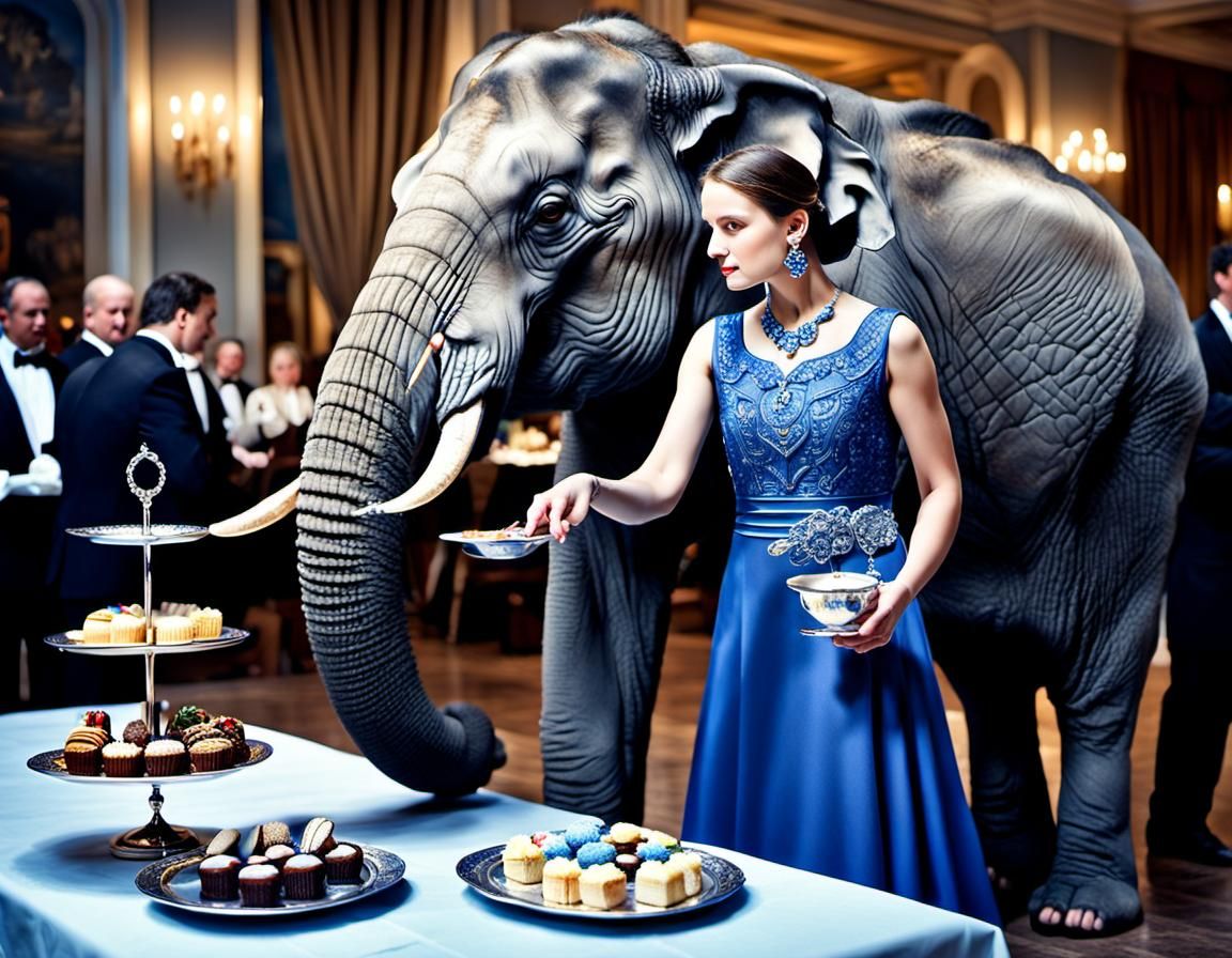 mister elephant like petit fours. - AI Generated Artwork - NightCafe ...