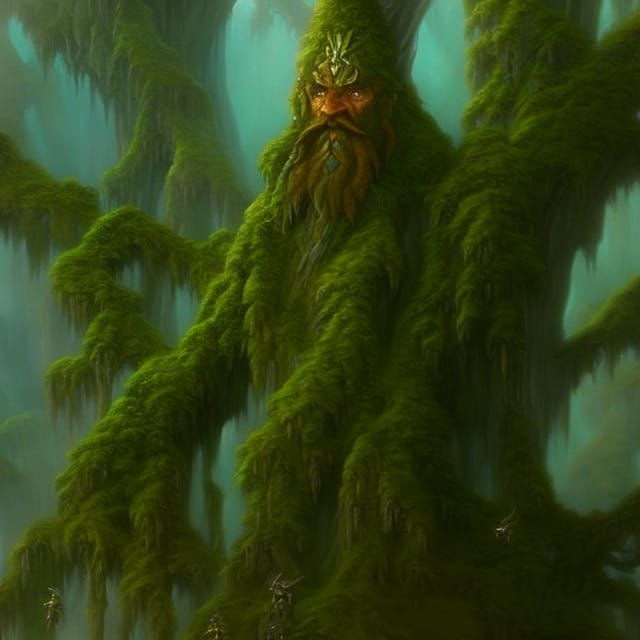 Treebeard, Shepherd of the Trees from LOTR - AI Generated Artwork ...