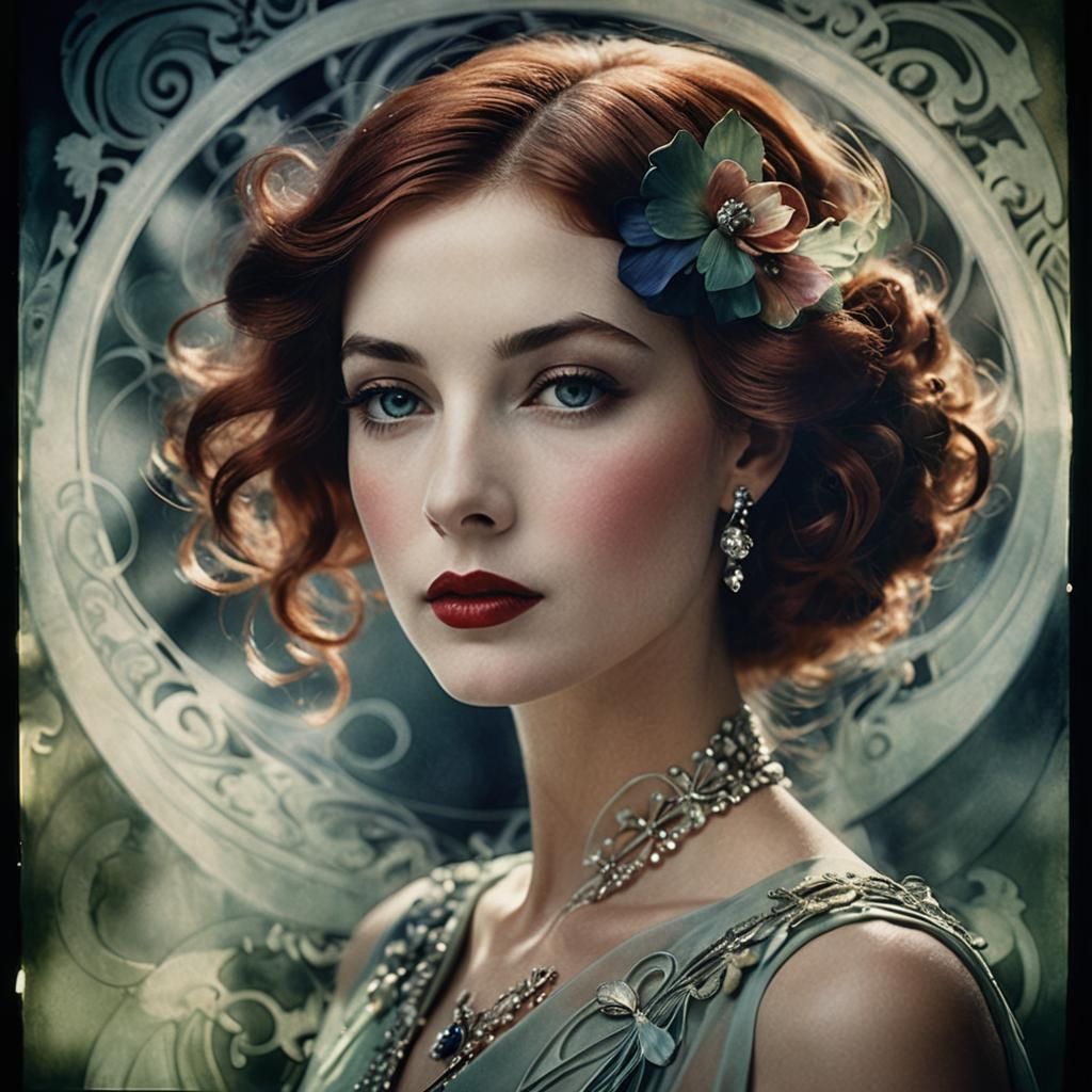 Vintage portrait - AI Generated Artwork - NightCafe Creator