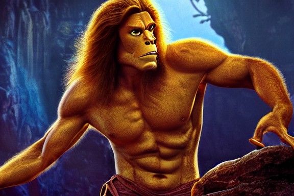 THE LION MAN - AI Generated Artwork - NightCafe Creator