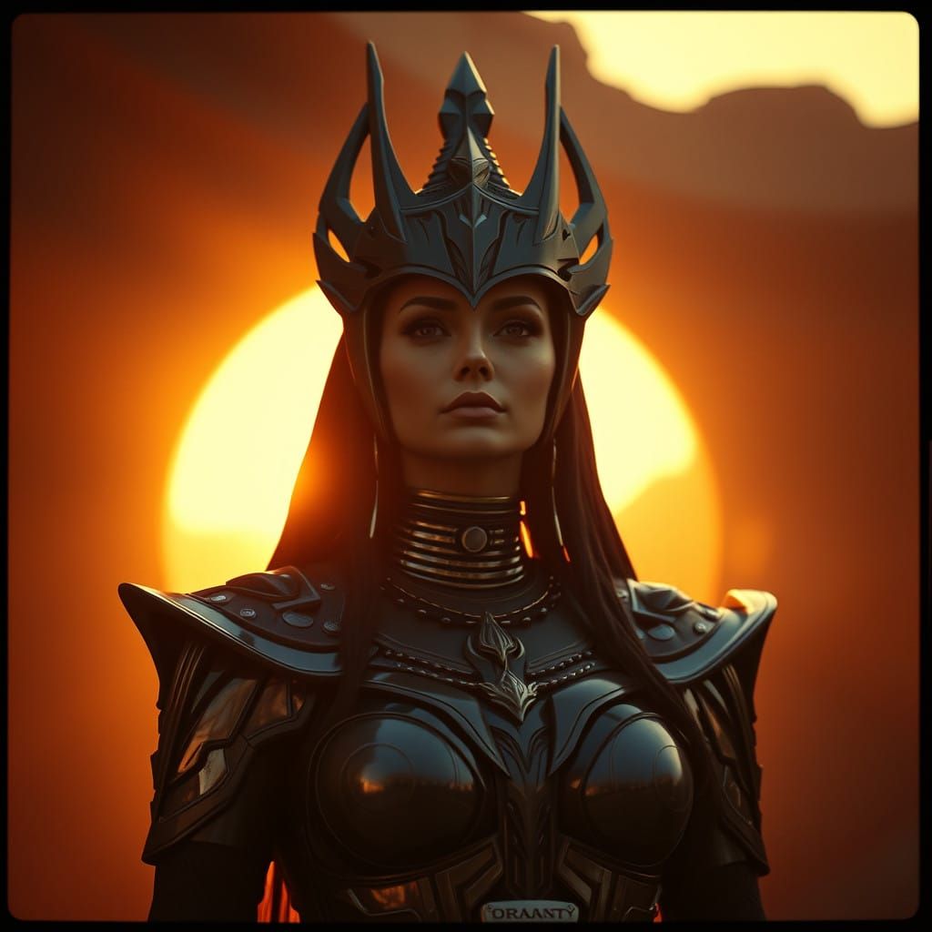 Servalan - Ethereal Sci-Fi Icon Revisited in Vintage Cinemat...