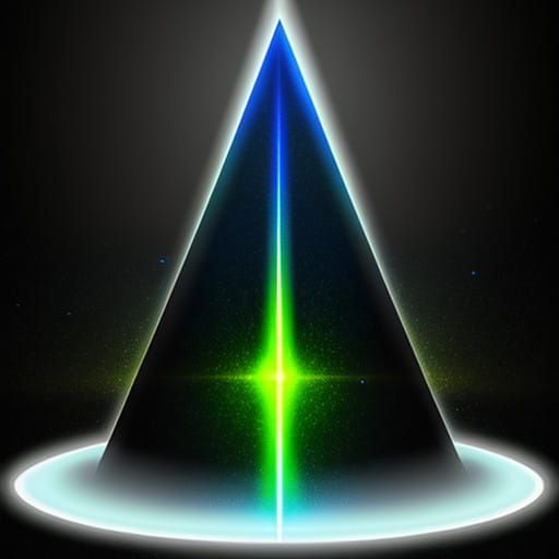 Vibrant Light Spectacle Emanates from Celestial Pr... - AI Art