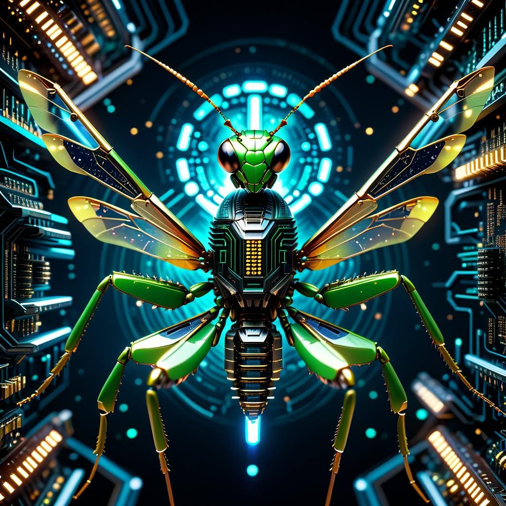 Data Mantis - AI Generated Artwork - NightCafe Creator