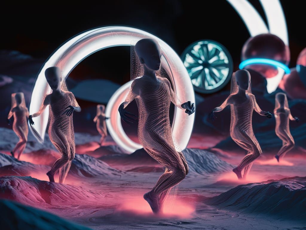 Living Algorithmic Entity - AI Generated Artwork - NightCafe Creator