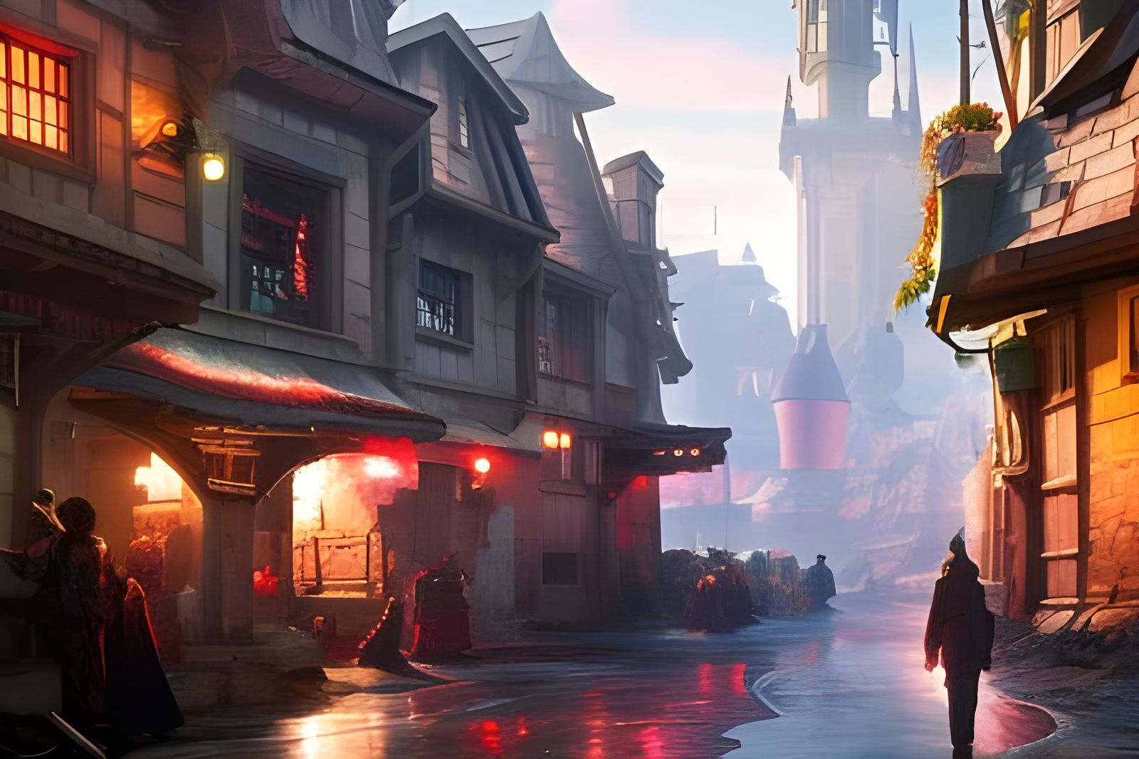 Medieval Scenery #1 - AI Generated Artwork - NightCafe Creator