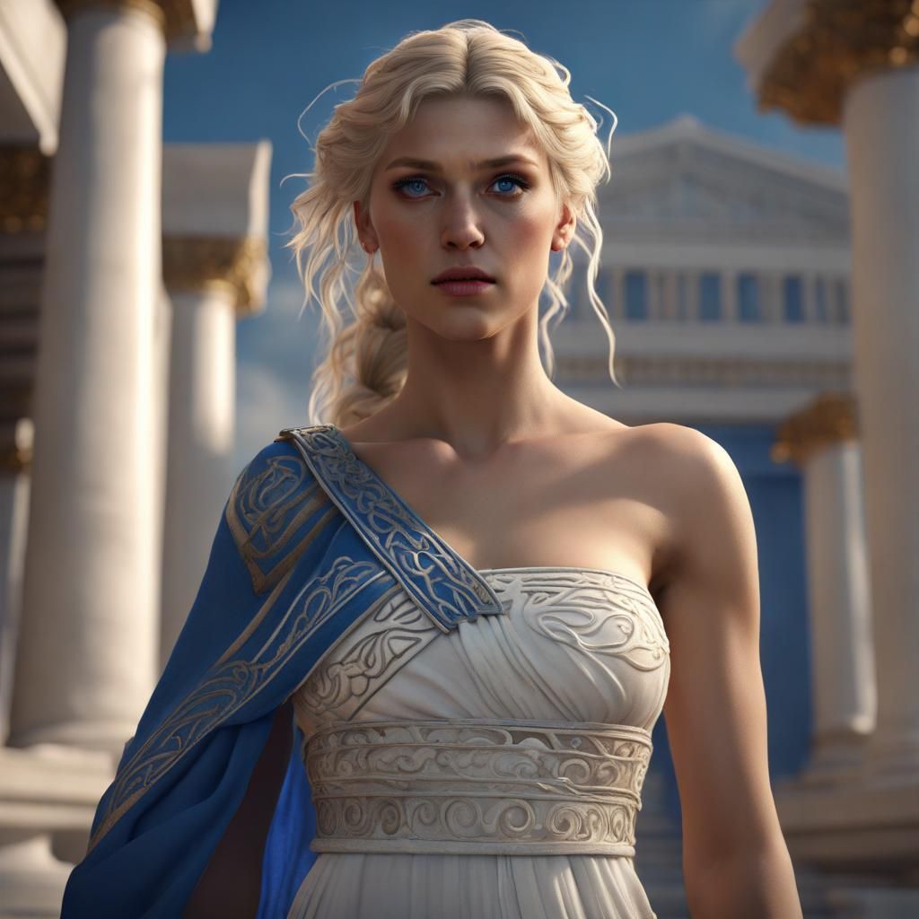 A Greek goddess - AI Generated Artwork - NightCafe Creator