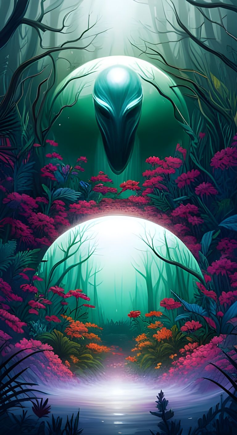 Alien Orb - AI Generated Artwork - NightCafe Creator