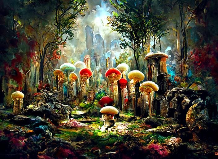 Forest of the Fungi [Coherent] (Ver 1) - AI Generated Artwork ...