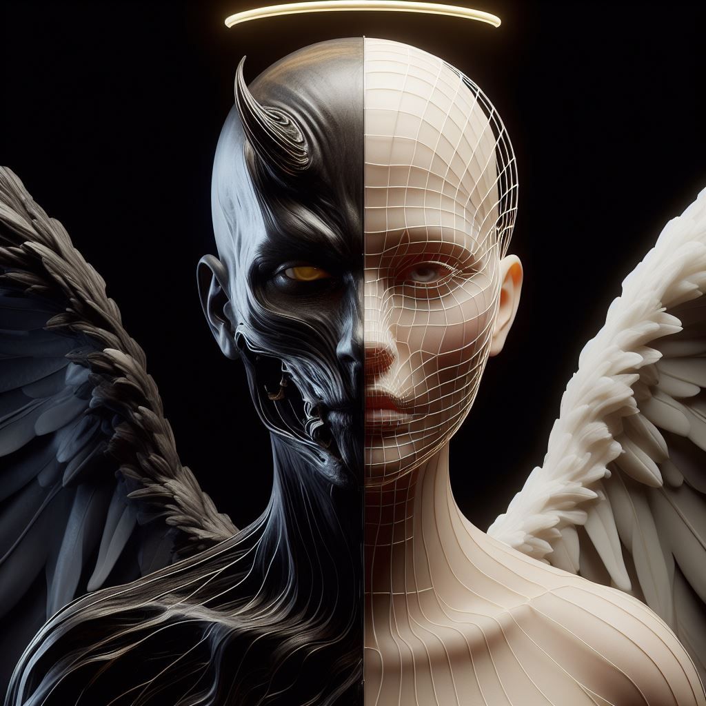 angel or demon two components of your personality. - AI Generated ...