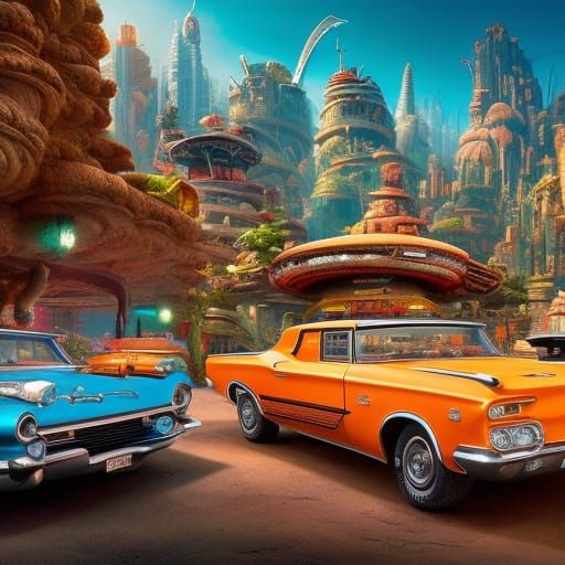 Meteor City 1 - AI Generated Artwork - NightCafe Creator