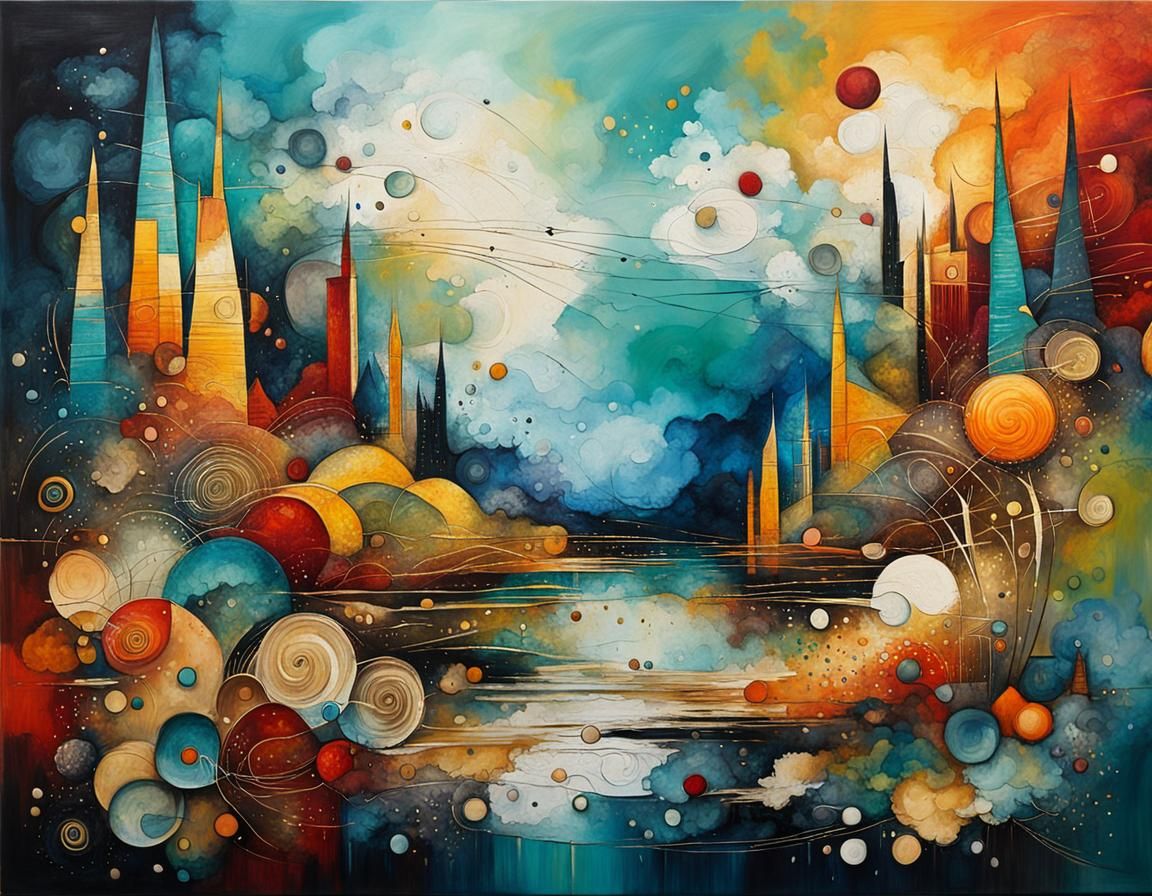 Abstract pieces - AI Generated Artwork - NightCafe Creator