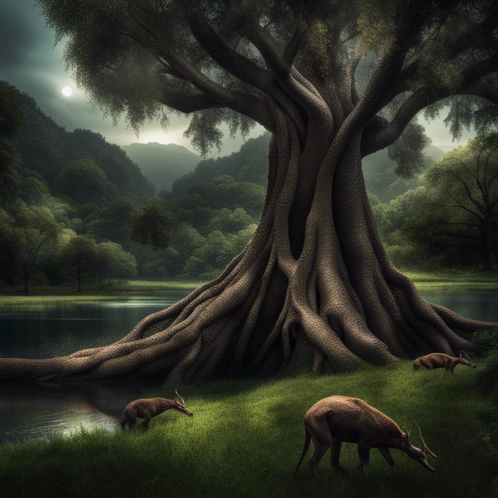 Ancient Forest - AI Generated Artwork - NightCafe Creator