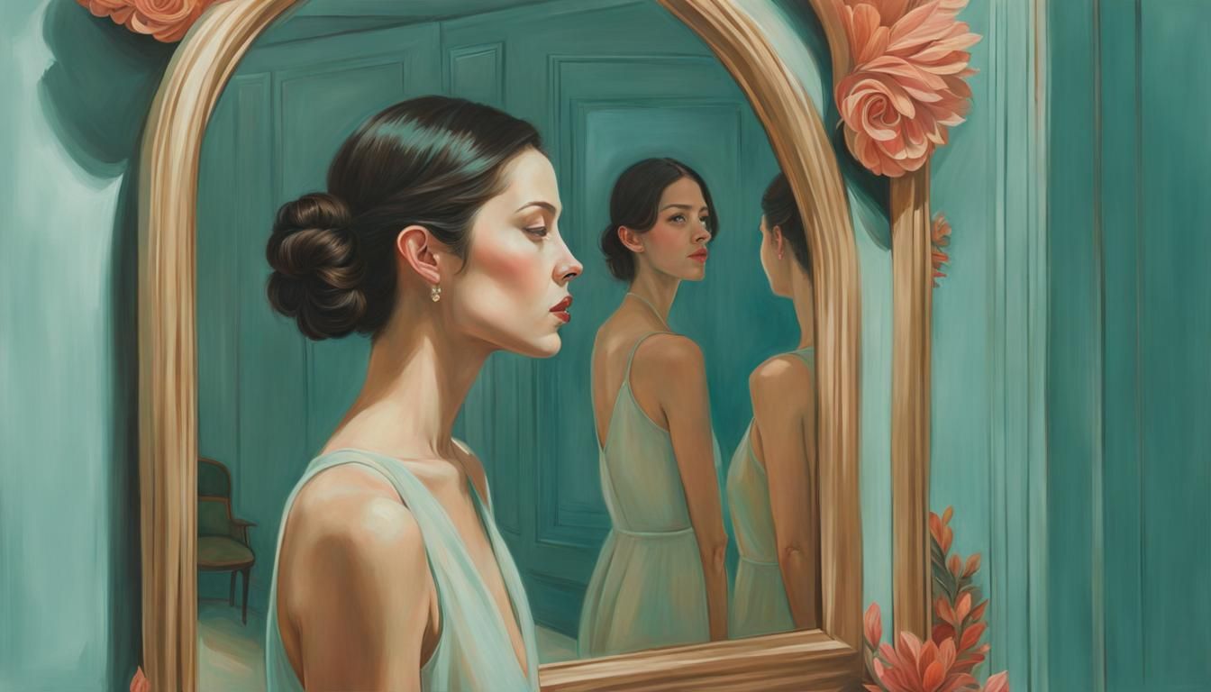 Snobbing Myself - AI Generated Artwork - NightCafe Creator