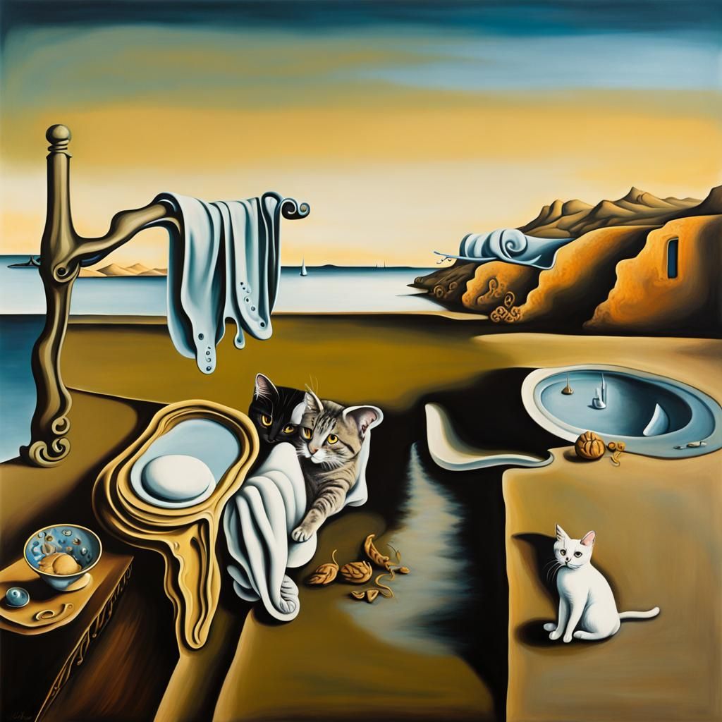 The Persistence of Cats - AI Generated Artwork - NightCafe Creator