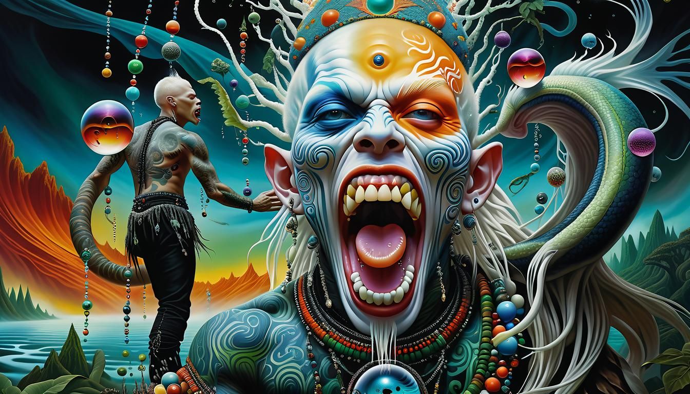 The Face of Insanity - AI Generated Artwork - NightCafe Creator